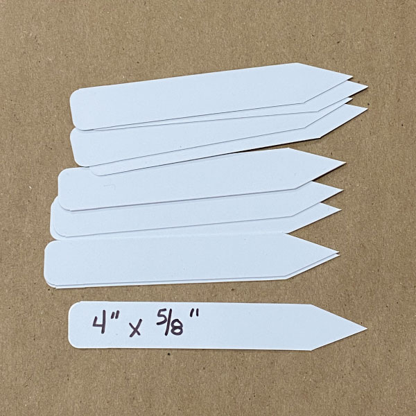 4" x 5/8" Plastic Garden Labels | Urban Farmer