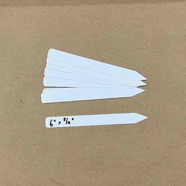 6" x 5/8" Plastic Garden Labels | Urban Farmer