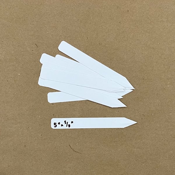 5" x 5/8" Plastic Garden Labels | Urban Farmer