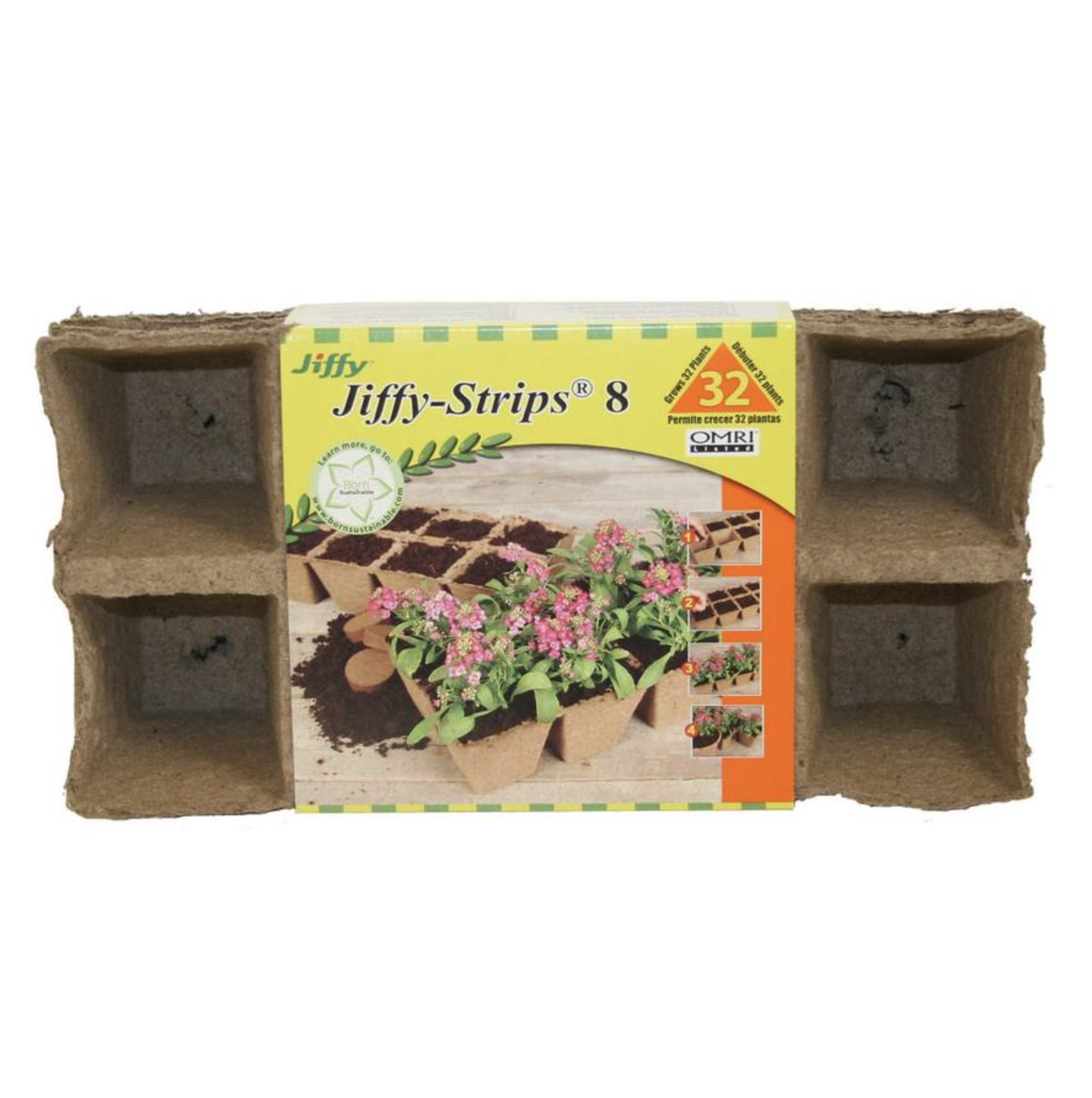 Jiffy-Strips 8, Seed Starting | Urban Farmer